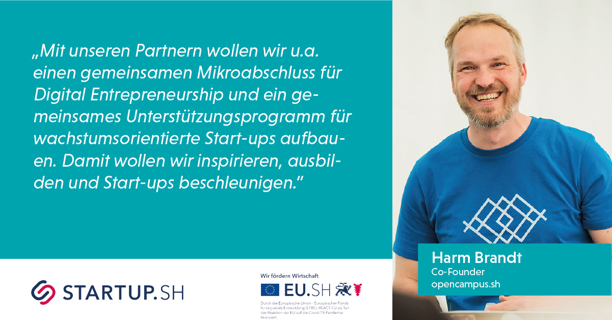 Aktuelles Projekt – StartUp SH